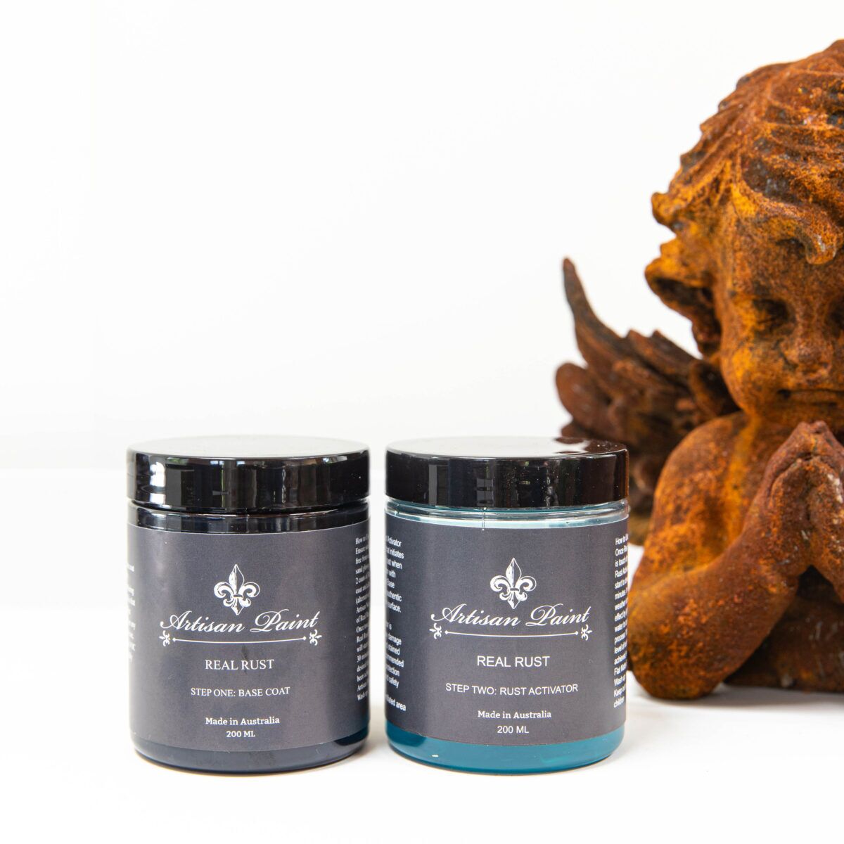 Artisan Real Rust produces rust patina on just about any surface